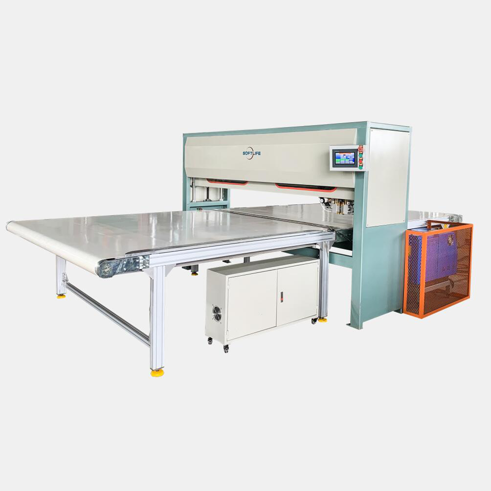 AUTOMATIC GLUING MACHINE - Buy Mattress Gluing Machine, Fabric Viscose ...
