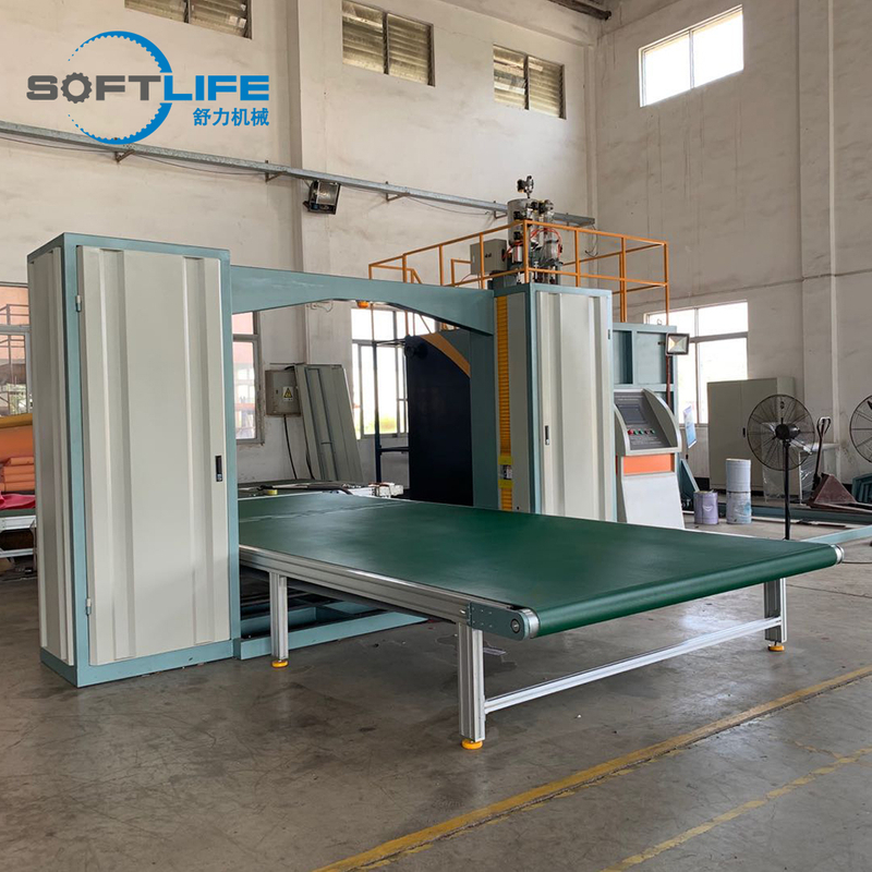 Automatic Horizontal & Vertical Latex Foam Cutting Machine - Buy foam ...